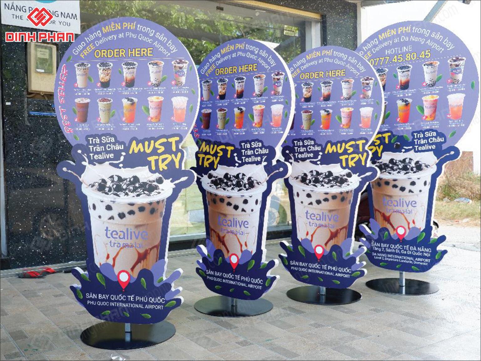 Các Loại Standee Cho Dự Án, Làm Standee Chữ A, Standee Cuộn