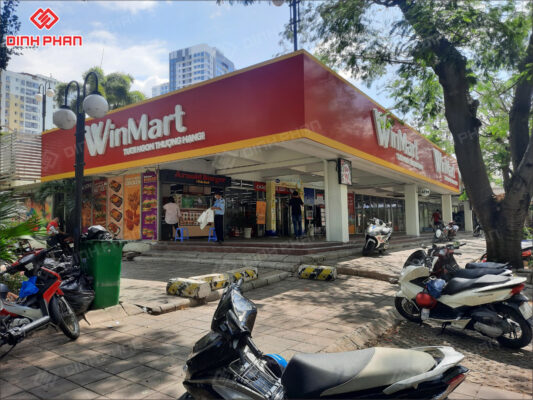 Bảng Hiệu Dự Án WinMart, Biển Bạt WinMart, Bộ chữ Winmart