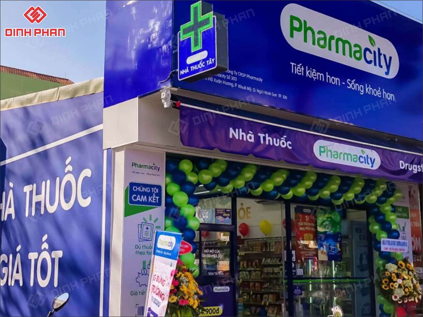 Bảng Hiệu Pharmacity, Bảng Hiệu Hộp Đèn Bạt Pharmacity