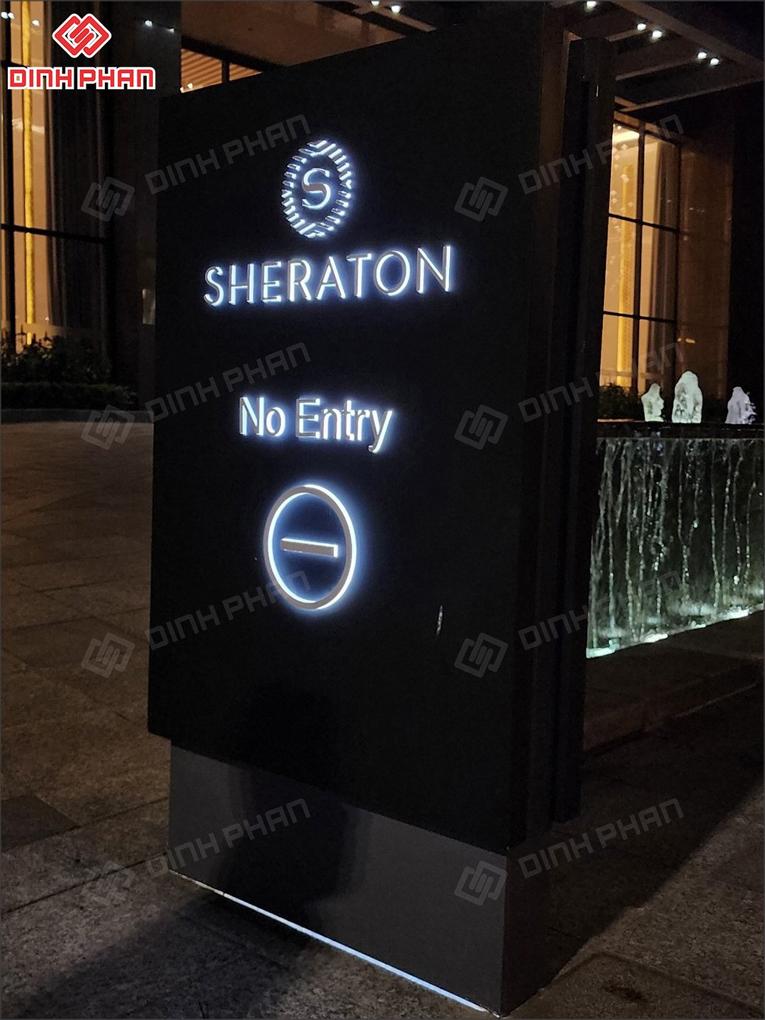 Dự án làm bảng hiệu Sheraton Cần Thơ - Khách Sạn Sheraton