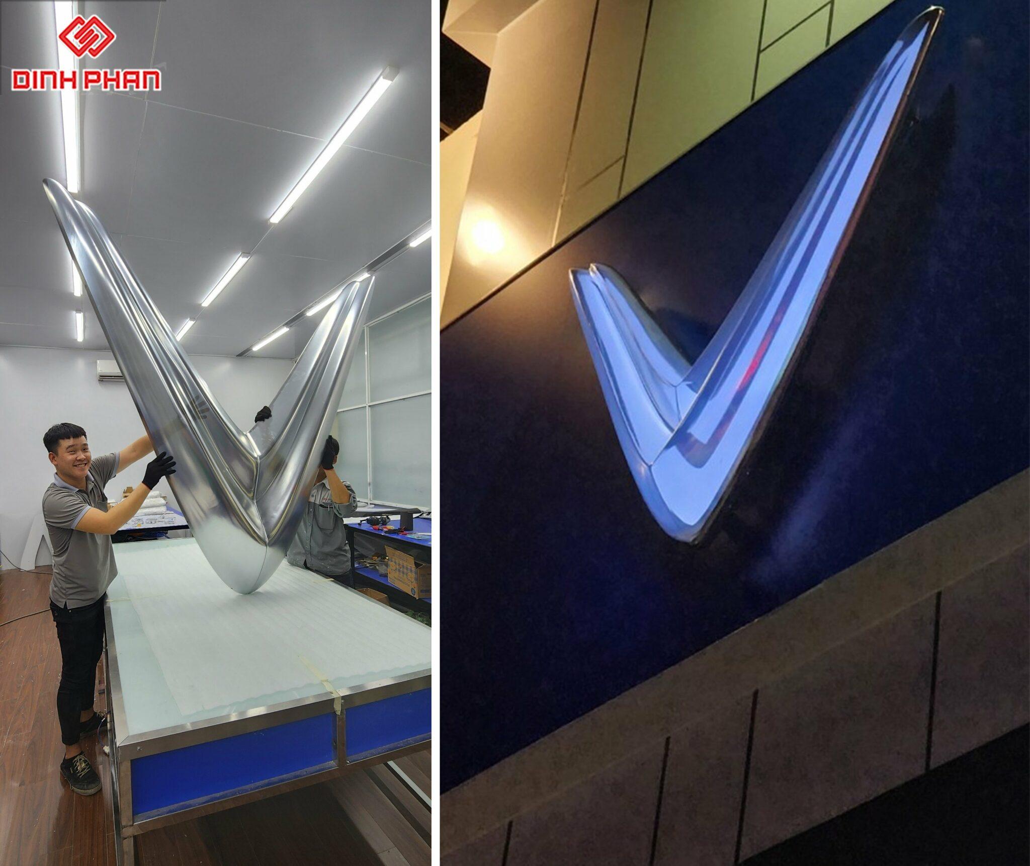 Sản Xuất Logo VinFast cho Nhà Phân Phối và Đại Lý Ủy Quyền