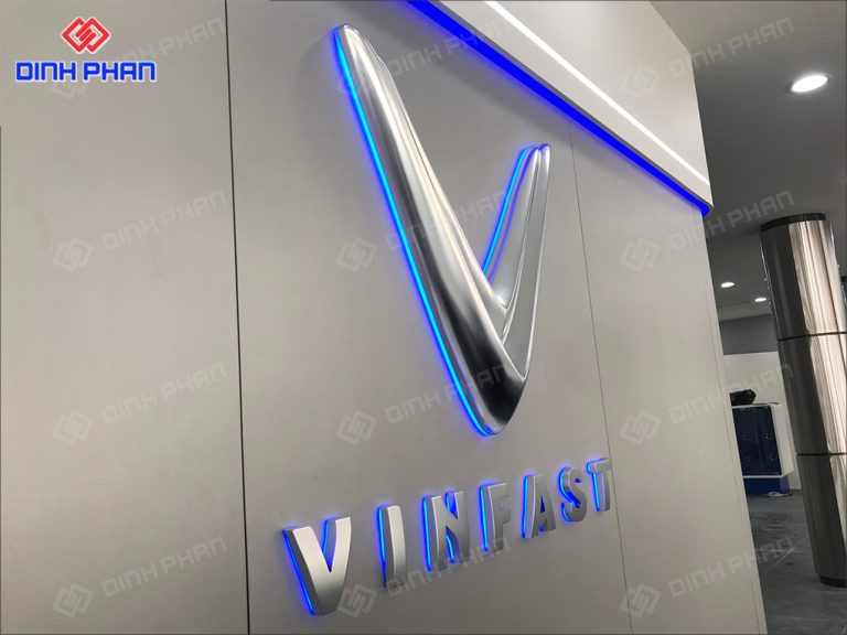 Logo Vinfast Đinh Phan Sản Xuất Đạt Tiêu Chuẩn Quốc Tế