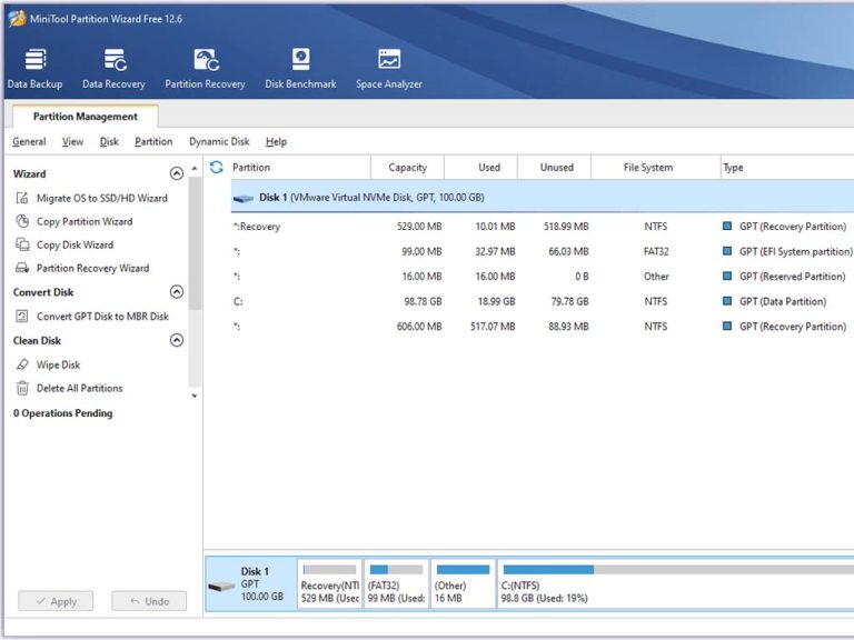 Tải Minitool Partition Wizard Full Crack - Link Google Drive